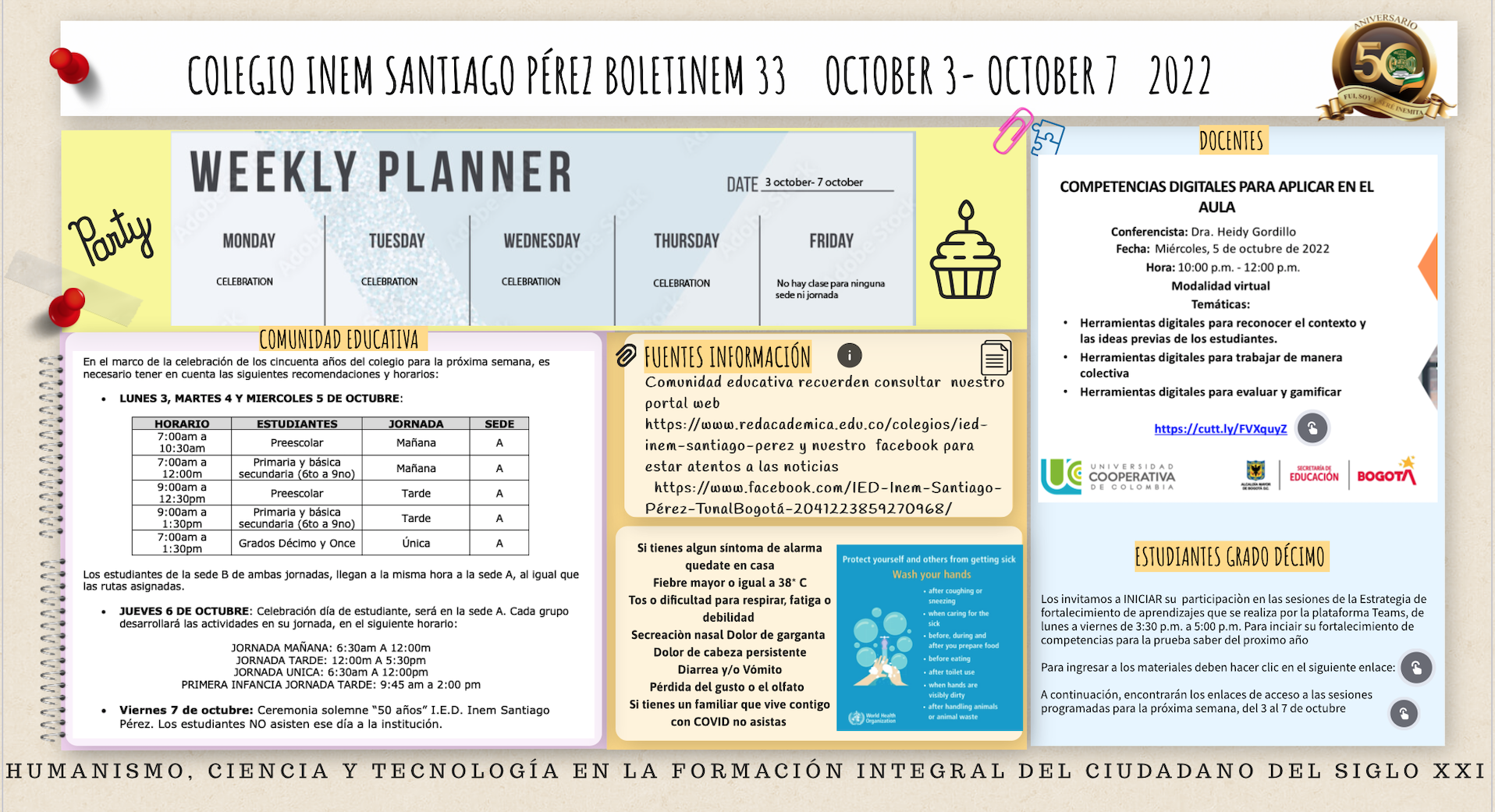 Boletín de noticias de la semana | Portal Red Académica
