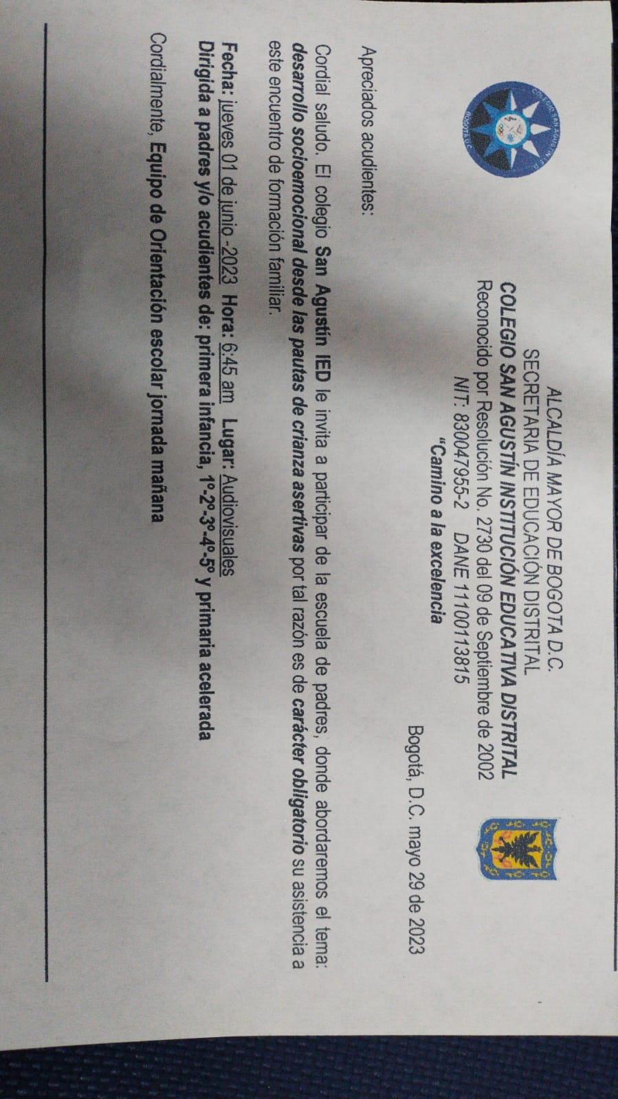 Escuela de padres | Portal Red Académica